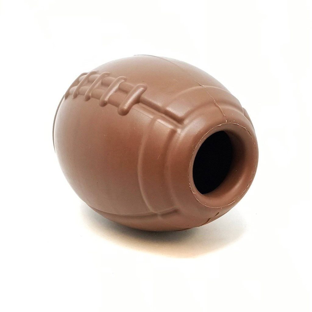 Durable Football Chew Toy & Treat Dispenser